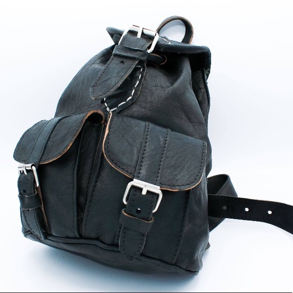Bags | Hp 927 Small Handmade Leather Backpack | Poshmark